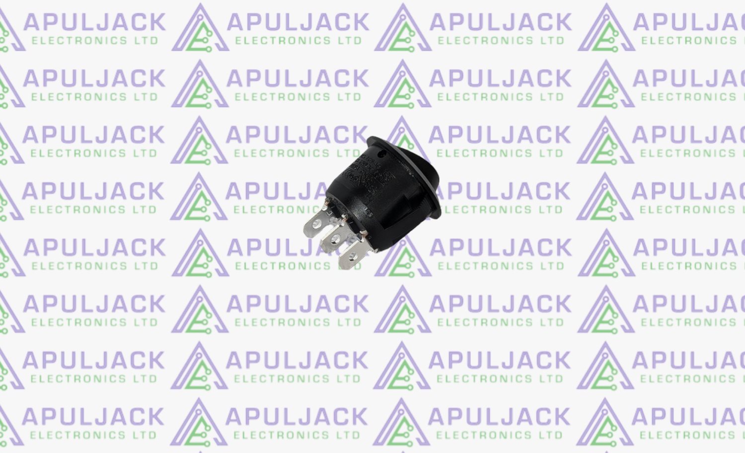 Circular Rocker Switch On-Off-On - Apuljack Electronics